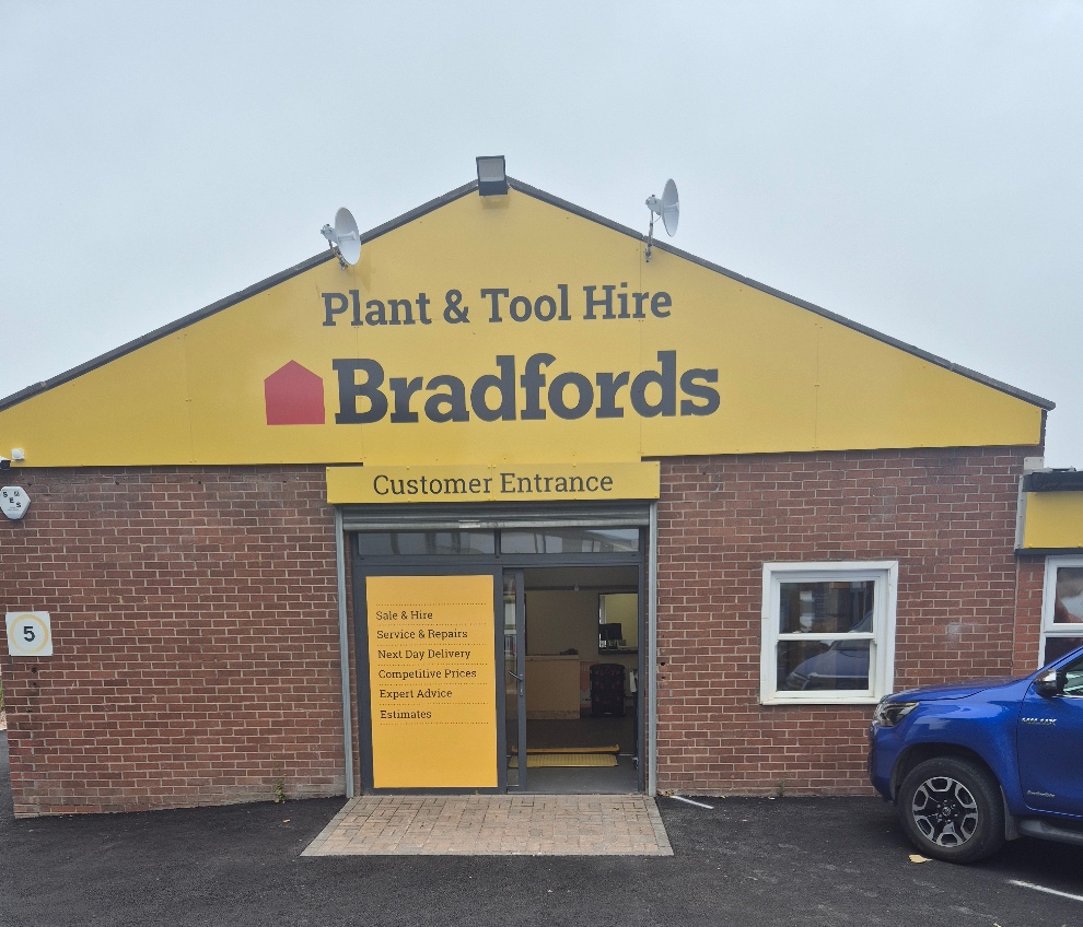 Bradfords Building Supplies Opens First Stand Alone Tool and Plant Hire Depot in Newton Abbot ...